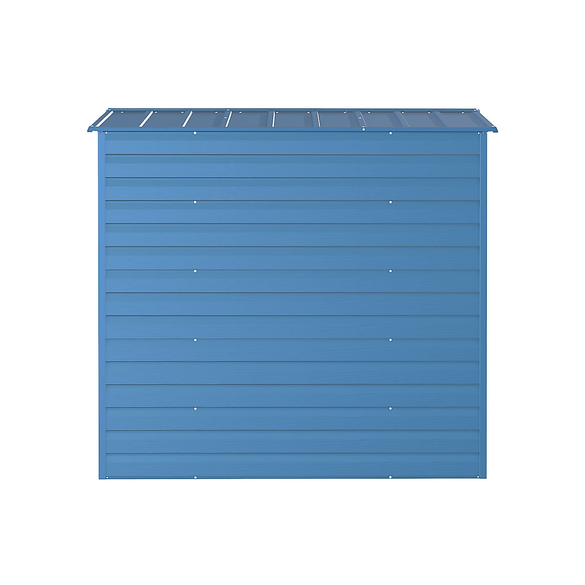 Arrow Select 6' x 7' Outdoor Lockable Steel Storage Shed Building, Blue Grey