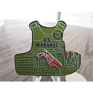 Police US Marshal New York Police Departmen Counter Terrorism Division Liason Tactical Vest Challenge Coin