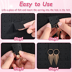 shynek 2 Pack Hanging Jewelry Holder Organizer includes Necklaces Holder and Earring Organizer Hanger for Necklaces, Earrings, Bracelets, and Anklets Display and Storage for Wall, Closet and Door