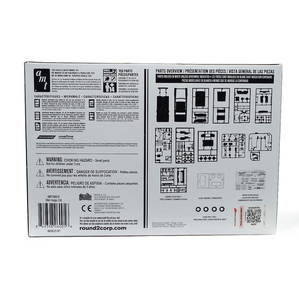 AMT 1964 Dodge 330 1:25 Scale Model Kit