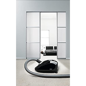 Miele Compact C1 Turbo Team Bagged Canister Vacuum, Obsidian Black