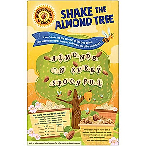 Honey Bunches of Oats with Almonds, Heart Healthy, Low Fat, made with Whole Grain Cereal, 18 Ounce Box