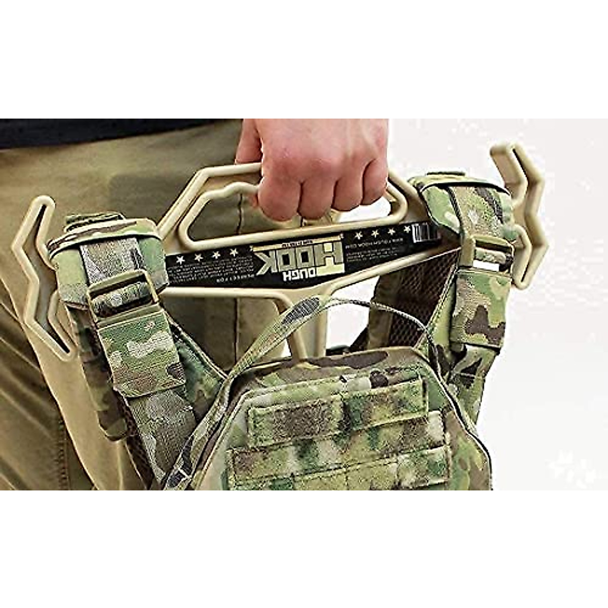 Tough Hook Original Hanger Max Pack Set of 4 | 2 Grey and 2 Black |USA Made | Multi Pack