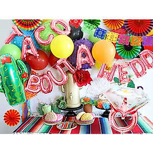 JeVenis Taco bout a Wedding Banner Decoration Taco bout Love Wedding Shower Decoration Taco bout a Wedding Backdrop Mexican Wedding Bridal Shower Decoration