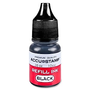 COSCO Accu Stamp Shutter Pre-Ink Refill - Black Ink