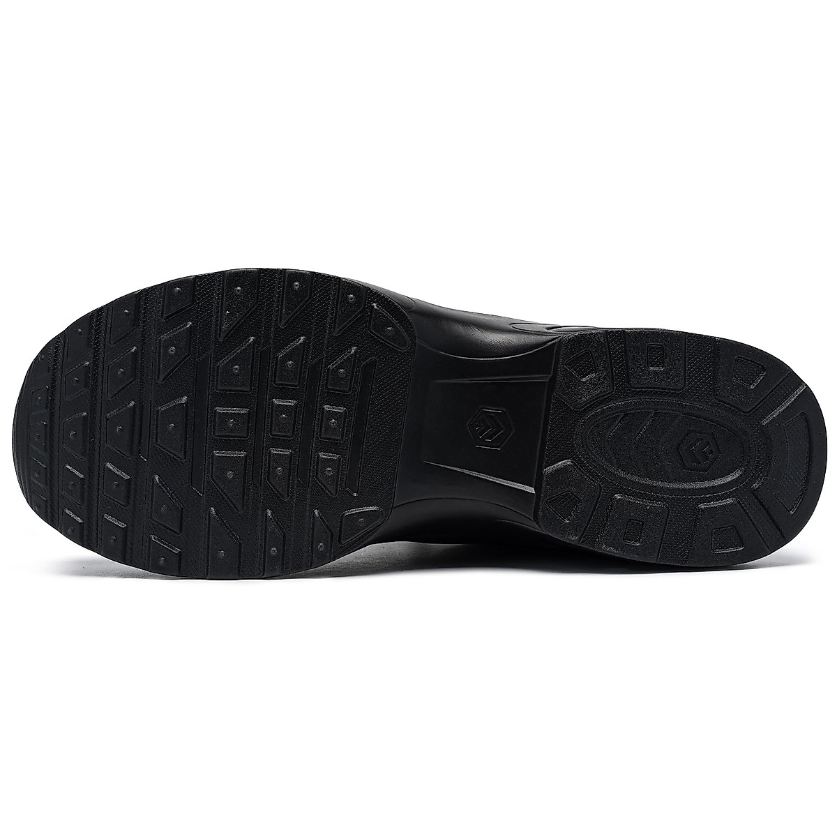 LARNMERN Waterproof Steel Toe Shoes for Men Lightweight Mens Safety Shoes Work Water-Resistant Air Cushion Construction Zapatos Punta de Acero para Hombres (10.5, Black-Waterproof)