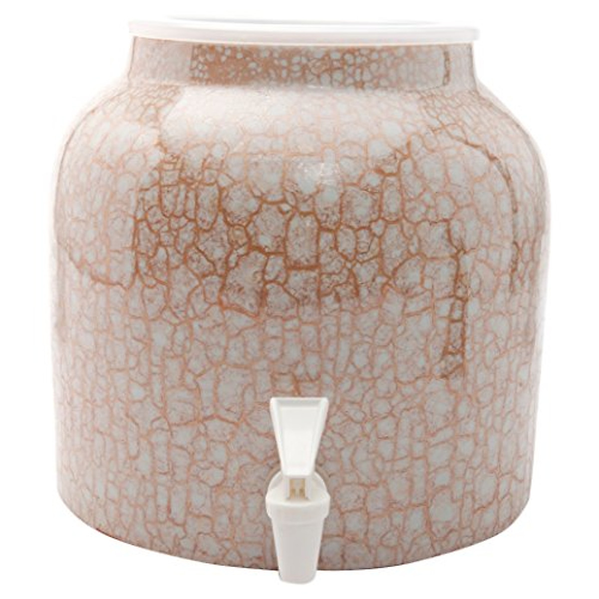 Bluewave Lifestyle Gold Bluewave Marble Design Beverage Dispenser Crock