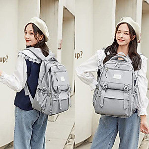 ArcEnCiel Teen Girl Backpacks For High School, 15.6in Laptop Backpacks College Casual Daypack For Men And Women Hiking Travel