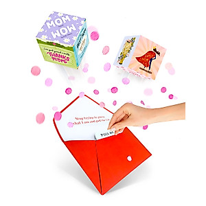 Make It Mine PopBox, The Original Explosion Confetti Pop Up Anniversary Greeting Card With Two 3D Popup Image Cubes - Classic Exploding Anniversary Popup Card