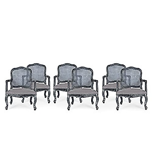 Christopher Knight Home Andrea Dining Chair Sets, Gray