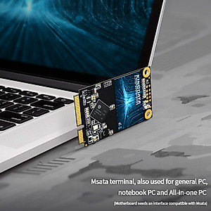 Kingdata SSD Msata 1TB Sata3 SataⅢ Internal Solid State Drive Mini Sata SSD Disk Including 1TB (1TB, Msata)