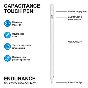 Digital Stylus Pens for Touch Screens Fine Point Stylist Pen Precise and Smooth Stylish Pencil