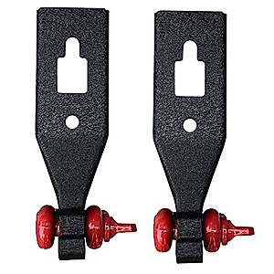 TIOYAR Front Demon Bracket Tow Hook Shackle Mount Kit Compatible with 2009-2023 Ford F150 - RS150