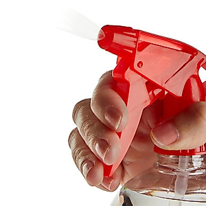 Juvale 6 Pack Empty Plastic Spray Bottles 16 oz – Bulk Red Squirt Water Sprayer for Hair, Cleaning Solutions, and Plants with Adjustable Nozzle and Misting Trigger