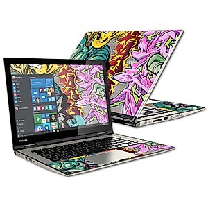 MightySkins Skin Compatible with Toshiba Satellite Radius 12.5" wrap Cover Sticker Skins Graffiti Wild Styles
