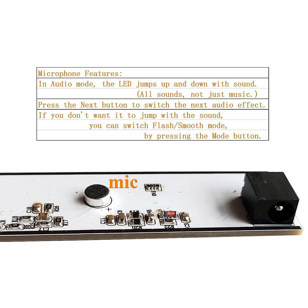 iCubeSmart 16 LED Audio Spectrum DIY Electronic Kits, Built-in Microphone to Collect Music (PP16-Round)