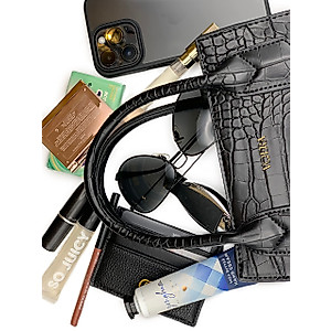 Voera Mini bags for women- Small black purse- Black handbag -Mini purse