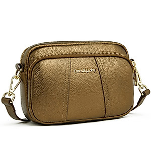 DORIS&JACKY Tote Bag for Women Large Nylon Purses and Handbags with Leather Handles Womens Ladies Waterproof Zipper Travel Work Shoulder Purse (Black)