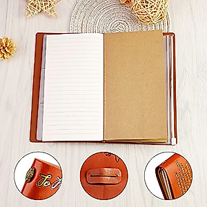 Apeso Engraved Leather Journal - Ideal Gifts for Brother on Any Occasion