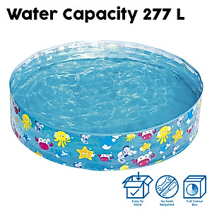 Bestway Fill-N-Fun Paddling Pool - 48 x 10 Inches, Blue, BW55028
