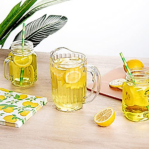 Restaurantware Base 32 Ounce Beer Pitcher, 1 Durable Restaurant Pitcher - Hard Plastic, Serve Soda, Lemonade, Juice, or Sangria, Clear Plastic Water Pitcher, For Bars, Parties, or Homes