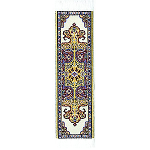 Oriental Carpet Bookmarks Urumchi - Authentic Woven Carpet - RUG BOOKMARKS - Beautiful, Elegant, Woven Cloth Bookmarks! Best Gifts for Men Women Adults Teens Teachers & Librarians!