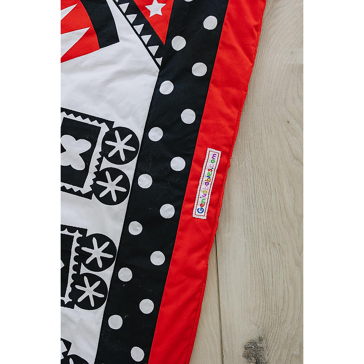 Black, White & Red Activity 3D Playmat & Gym