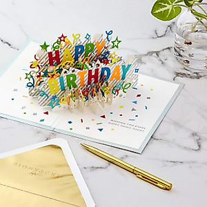 Hallmark Signature Paper Wonder Pop Up Birthday Card (Happy Birthday)