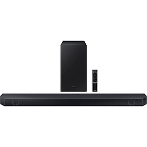 SAMSUNG HW-Q600B 3.1.2ch Soundbar w/Dolby Audio DTS:X (2022) HW-Q600B/ZA Bundle with Sony RF400 Wireless Home Theater Headphones and 2 Deco Gear HDMI Cables