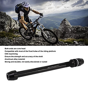 SPYMINNPOO Rear Hub Axle, Adjustable Length Two Stage Design Aluminium Alloy Bike Hub Shaft for Mountain Bike BMX Road Bikes