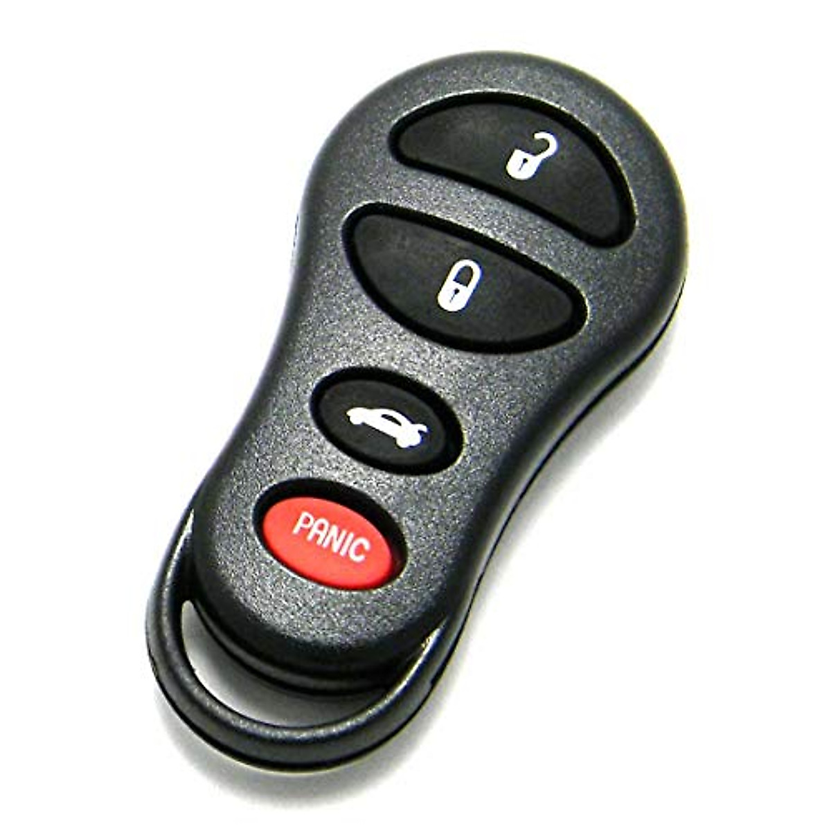 OEM Electronic 4-Button Key Fob Remote Compatible With Chrysler Dodge Jeep (FCC ID: GQ43VT17T, P/N: 04602260)