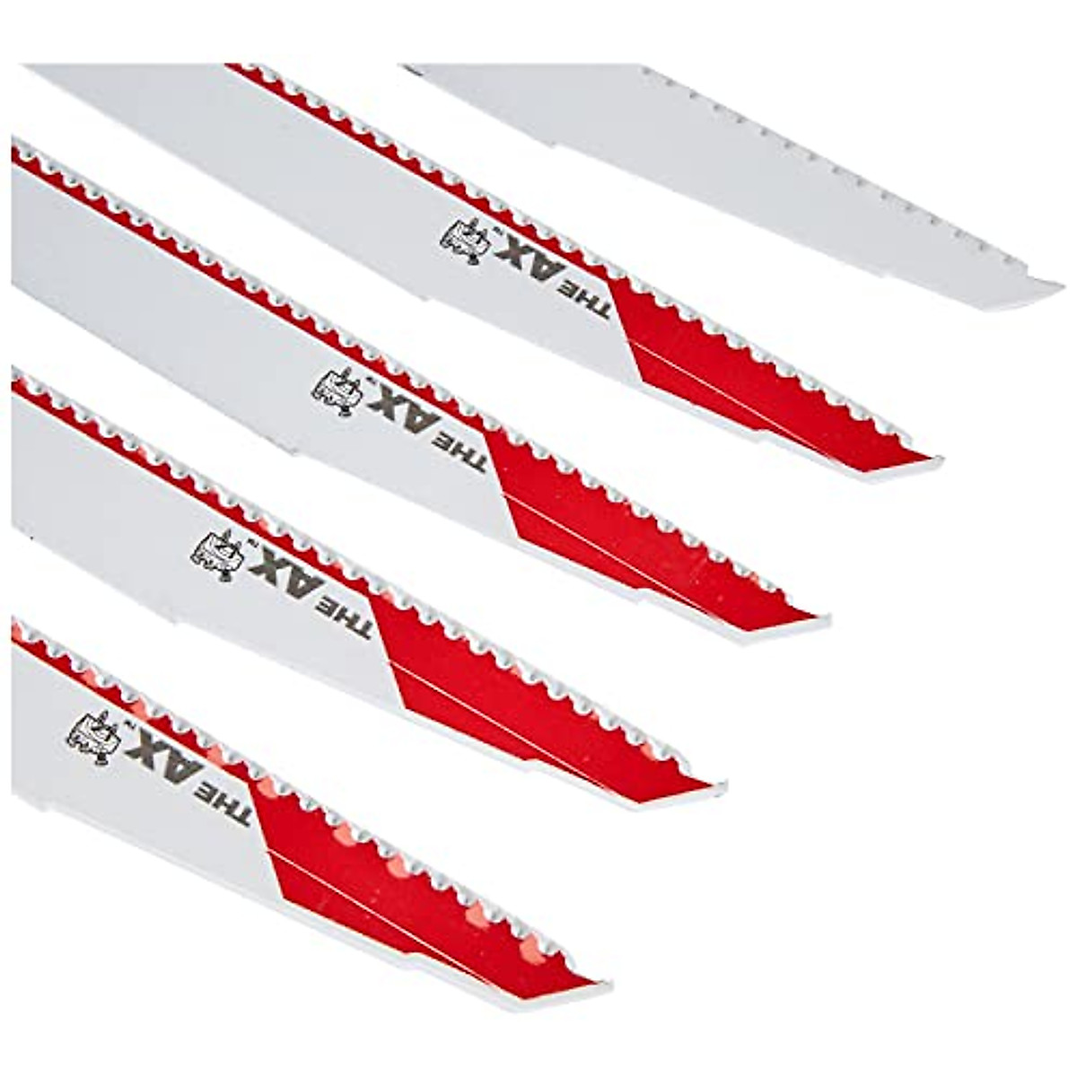 Milwaukee 48-00-5027 The AX 12-Inch, 5/8 TPI Super Sawzall Blade, 5-Pack, bi-metal