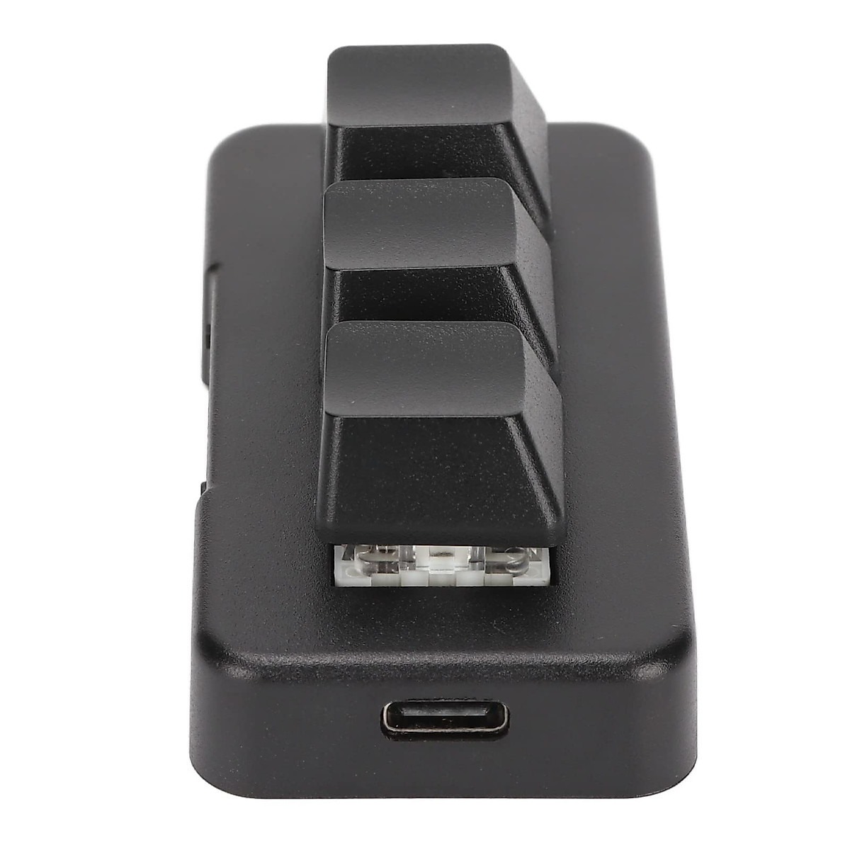 Zyyini Mechanical Keyboard, USB Mini 3 Keys Keyboard RGB Mechanical Gaming Keyboard, Wired//BT 3 Mode Connector, HID Programming Macro for Dos,for Windows,for Android