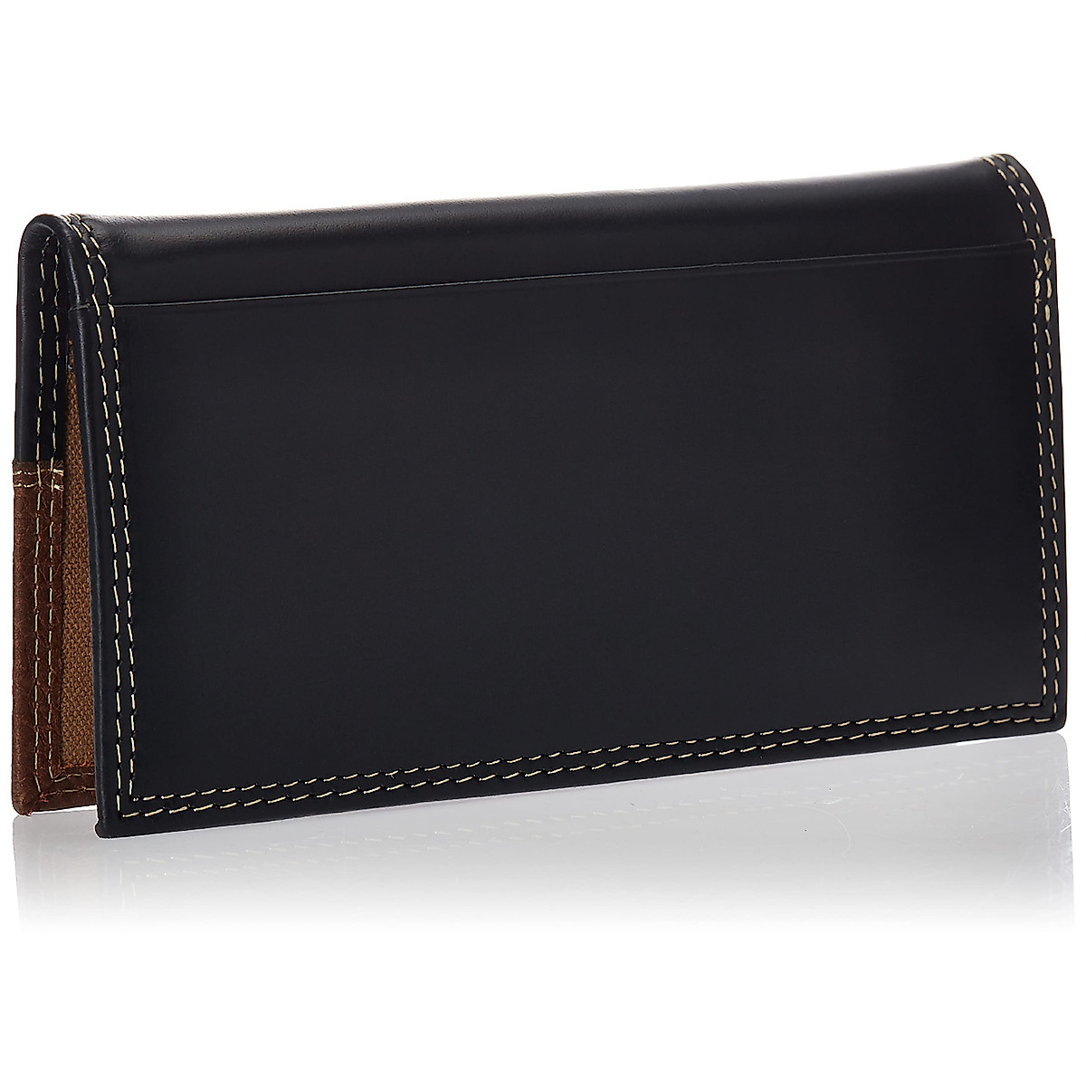 Timberland PRO mens Rfid Leather Long Bifold Rodeo Wallet With Rfid, Teak, One Size