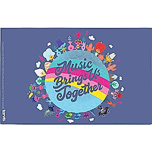 Tervis DreamWorks Trolls Made in USA Double Walled Insulated Tumbler Travel Cup Keeps Drinks Cold & Hot, 16oz, Music Together