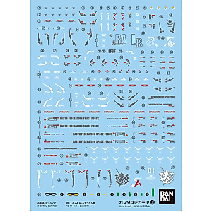 Bandai GD-132 RG 1/144 Hi-Νu Gundam Decals Char's Counterattack Decal BAN25790