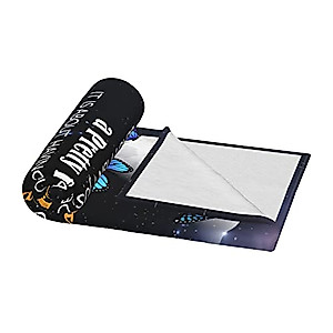 to My Daughter Throw Blankets Gifts,Throw Blanket for Daughter from Mom Custom My Daughter Blanket, I Love You Daughter Blanket Fuzzy Blanket for Couch Sofa Living Room 60x50 in