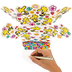 Hallmark Birthday Pop Up Card with Song from Son or Daughter (Peanuts Snoopy and Woodstock Pop Up, Plays Linus and Lucy by Vince Guaraldi)