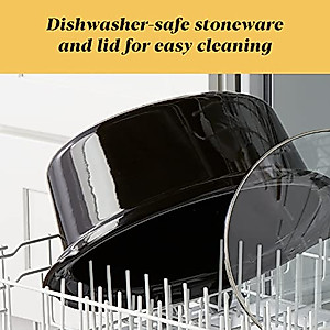 Crockpot Portable 7 Quart Slow Cooker with Locking Lid and Auto Adjust Cook Time Technology, Stainless Steel