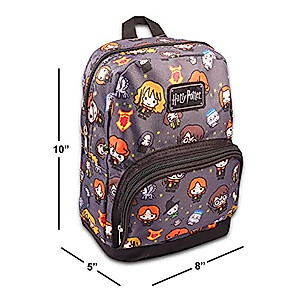 Fast Forward New York Harry Potter Mini Backpack for Women -- Canvas Harry Potter Hogwarts Backpack Purse Shoulder Bag for Adults, Teens