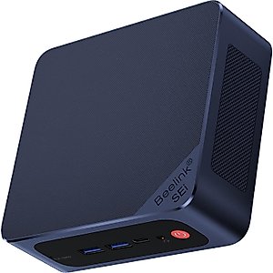 Beelink Sei12 Mini PC Intel i5 12450H(8C/12T,up to 4.4GHZ),16G DDR4 1TB SSD Mini Computer Supports 4K Dual Screen Display/HDMI+DP/WiFi6/BT5.2