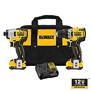 DEWALT XTREME 12V MAX* Cordless Drill Combo Kit (DCK221F2)