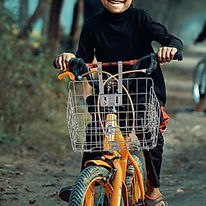 Alipis 1pc Off Mesh Bicycles Silver Lid Frame Road Front Replacement Mountain Folding Collapsible in Iron Rack Baskets Cruisers Back with Accessory Hanging Lift Handlebar Bike Container