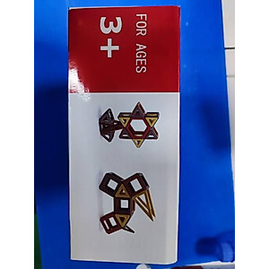 AOMIKS 173Pcs Magnetic Tiles 3D Mini Magnetic Blocks for Kids Educational Inspirational Learning & Creativity STEM Building Toys for Girls and Boys Ages 3 Years + Birthday Gift