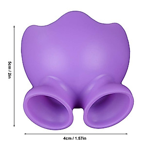 JOINSI 4Pcs Silicone Egg Cups Stands Holders for Serving Hard and Soft Boiled Eggs, Random Color