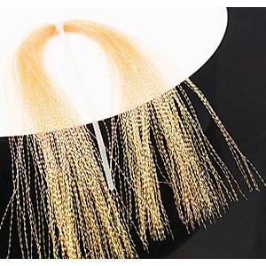 10 Packs Crystal Flash Fly Tying Material Hook Lure Flash Flies Decorating Holographic Tinsel Krystal Flashabou Sparkle Dry Streamer for Fishing Lure Dry Flies Making Supplies