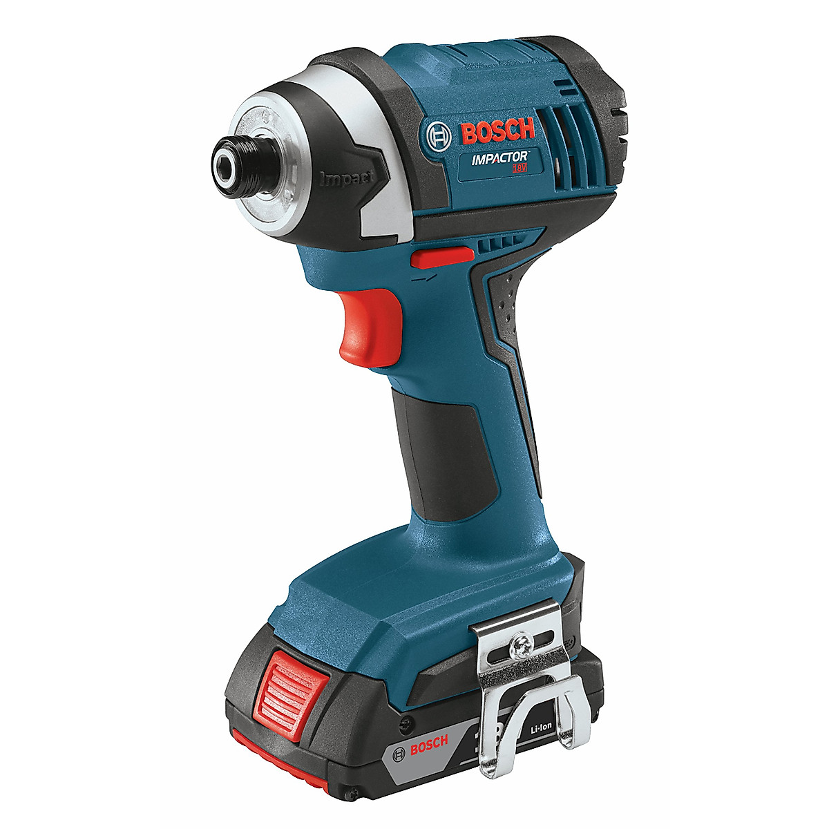 Bosch IDS181-102 18-volt 1/4-Inch Hex Compact Tough Impact Driver with Slim Pack Battery, Blue