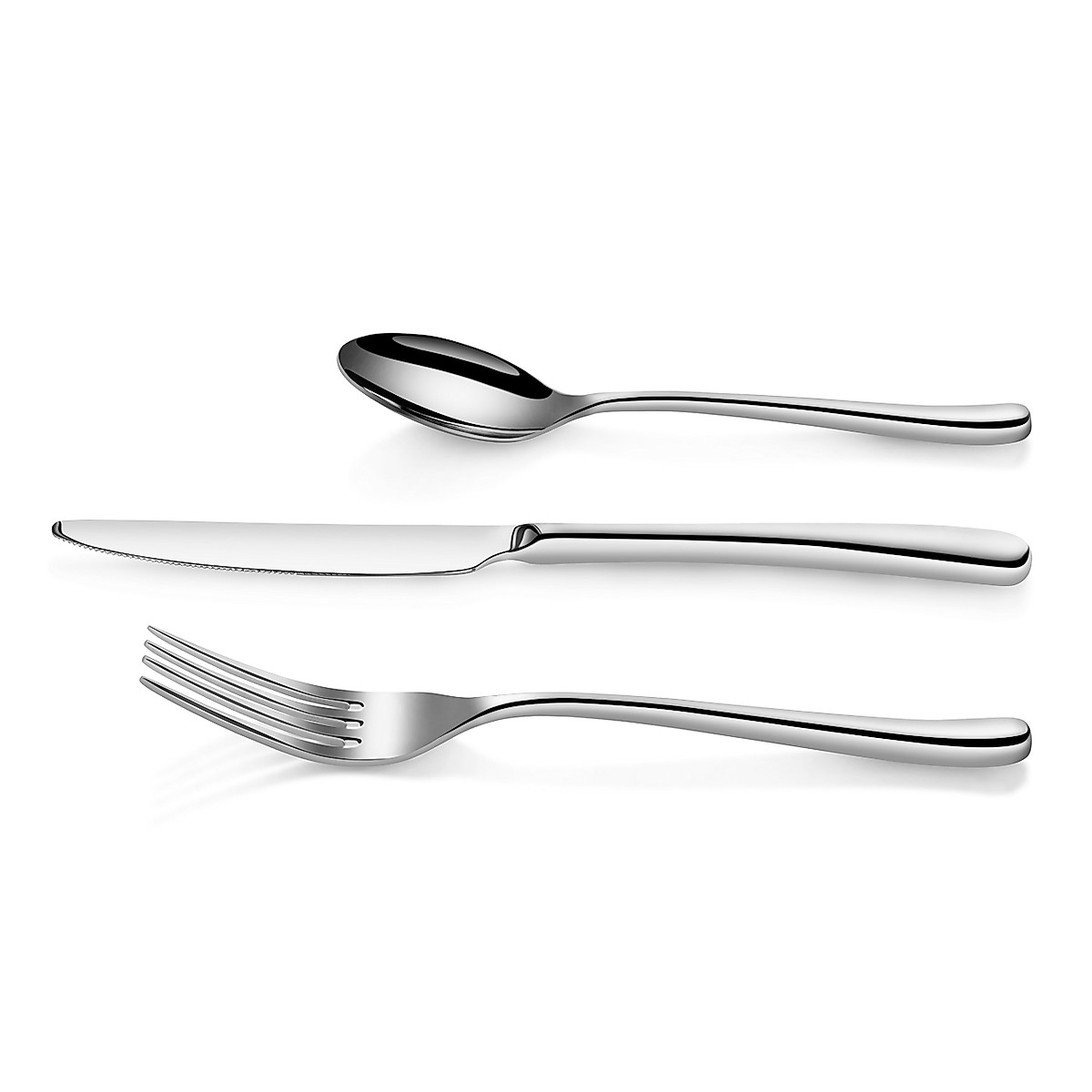 Artaste 56518 Rain II Forged 18/10 Stainless Steel Flatware 36-Piece Set, Service for 12