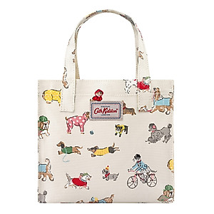 Cath Kidston S Bookbag Oilcloth Mini Open Top Handle Bag Small Size Lunch Bag Water Resistant Material (Small Park Dogs)
