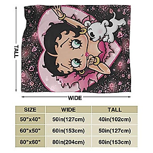 YTBHG Blanket Flannel Soft Micro Fleece Blanket for Bedding Couch Sofa Warm Throw Blanket for Room A Great Gift for Christmas Halloween 80"x60"